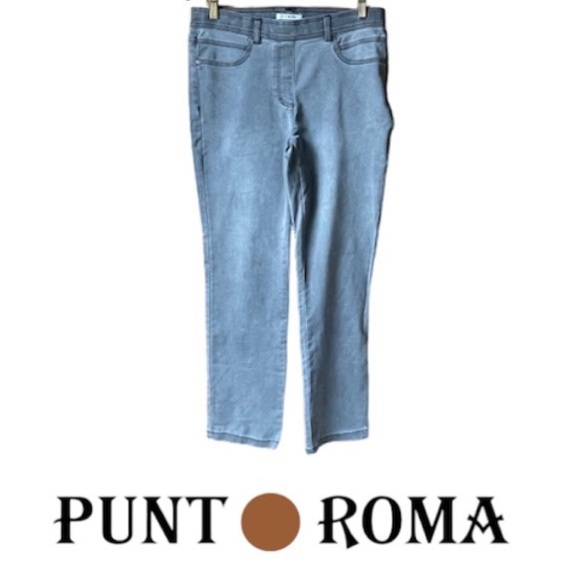 Punt Roma | Pants & Jumpsuits | Twill Trouser Pants By Punt Roma Slim ...